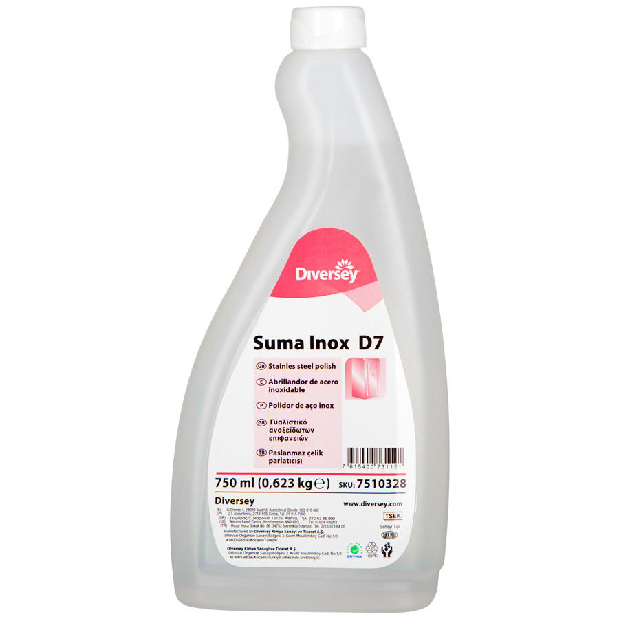 Diversey Suma D7 stainless steel polish 750ml (1 x 750ML) | ION Hygiene